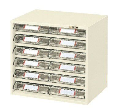 ●外寸：W300×D223×H270mm●カラー：アイボリー●質量：8kg●セット内容（付属品）：引出し＝L-2：12個●セット内容（付属品）：ヨコ仕切：24枚付