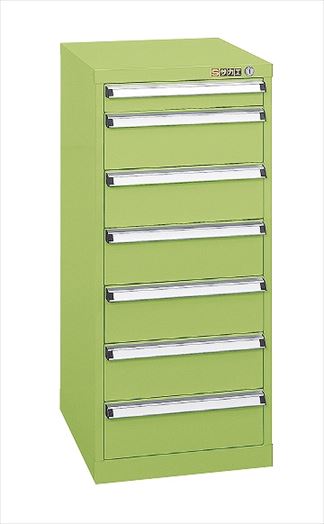 ●外寸：W390×D400×H860mm●均等耐荷重：20kg(引出1段当たり)●カラー：グリーン●質量：36kg●引出内寸法：H60：W310×D330×H52mm、H120：W310×D330×H112mm●セット内容（付属品）：各引出...