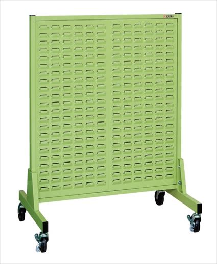 ●外寸：W960×D610×H1300mm●カラー：サカエグリーン●質量：35kg●キャスター：100φゴム車　ネジ径M12×P1.75