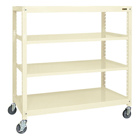 ●寸法：W1800×D750×H1650mm●均等耐荷重（棚1連当り）：450kg●均等耐荷重（棚板1段当り）：250kg●段数：3段●カラー：グリーン●質量：87kg●キャスター：125φゴム車●中棚は50mmピッチで組み替え可能●注意事...