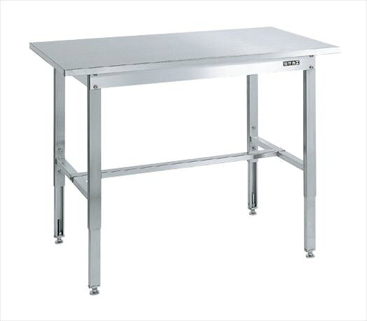 ●外寸：W1200×D750×H700〜900mm●均等耐荷重：200kg●質量：30kg●材質：SUS430（No.4仕上げ）※脚フレームはSUS304●天板サイズ：1200×750×30mm●天板種類：ステンレス天板(材質=SUS430...