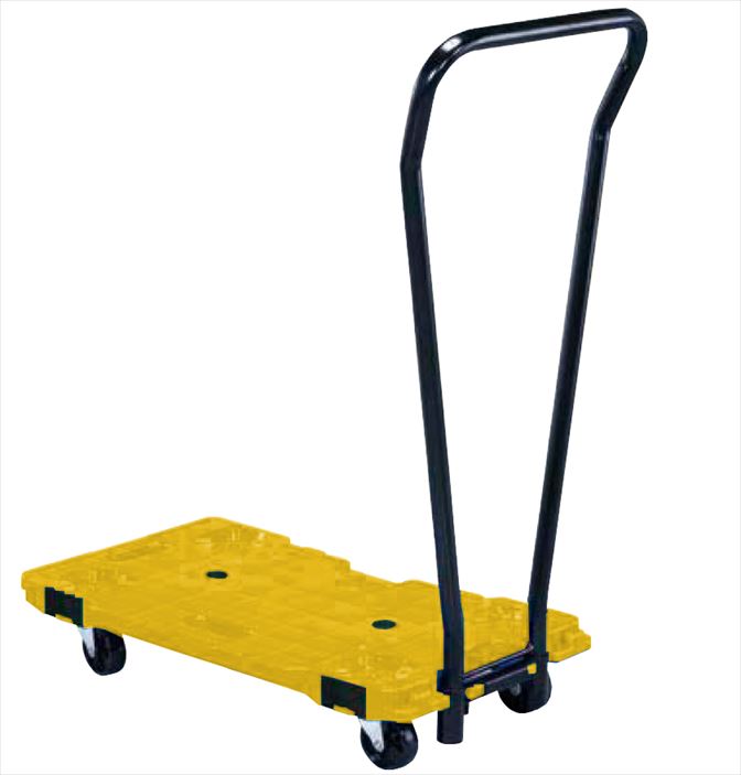 ●外寸：W680×D390×H900mm●均等積載荷重：150kg●カラー：イエロー●材質：PP樹脂（ポリプロピレン）
