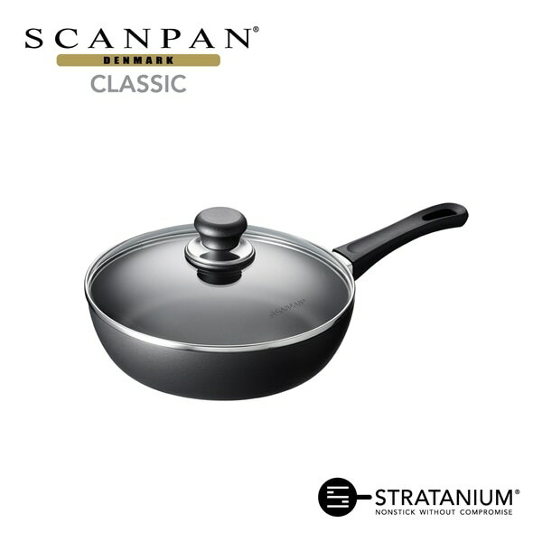 サイズ：直径 24 cm／底面径 20 cm／底厚 7 mm 深さ ：6.5 cm ハンドル ：18 cm 本体重量 ：1080 g ガラス蓋重量 ：640 g 本体材質：高密度アルミニウム、チタン合金、フッ素樹脂、ステンレス ハンドル材質...