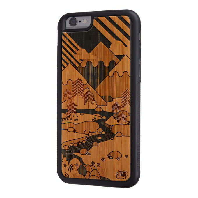 持続可能な素材にこだわるiPhone用リサイクルウッドケース！ 【Twig Case】iPhone6/6S/6 Plus/6S PlusケースはFSC【森林管理協議会】から認証されたリッチライト【再生木材】を使用したエコフレンドリーなiPh...