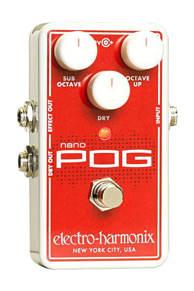 ポリフォニック・オクターブ・ジェネレーター ポリフォニック・オクターブ・ジェネレーター"POG"のシリーズで中でもコンパクトサイズの「NANO POG」は、エフェクトボード上での占有スペースが出来る限り小さくなるようデザインされています。P...