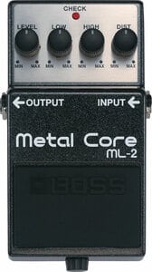 重低音かつシャープな輪郭のハイゲイン・ディストーションML-2は、重厚で攻撃的なサウンドを生み出すディストーション・ペダルです。LOW/HIGHそれぞれ独立したEQを搭載しており、シャープな高域とタイトな低域のコントロールが可能。激しいディ...