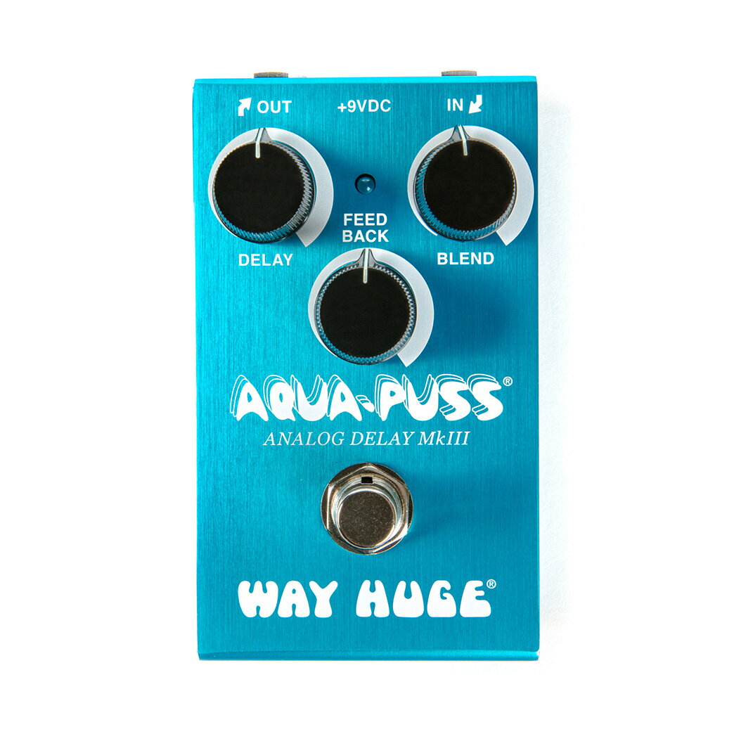 ANALOG DELAY MkIII 瑞々しいエコーサウンド シンプルな操作性とアナログ特有の甘く太いディレイ音が特徴のディレイペダル。 オリジナルのAQUA-PUSSは1990年代にごく少数のみ製造され、後にMkIIとしてリリースされ現在...