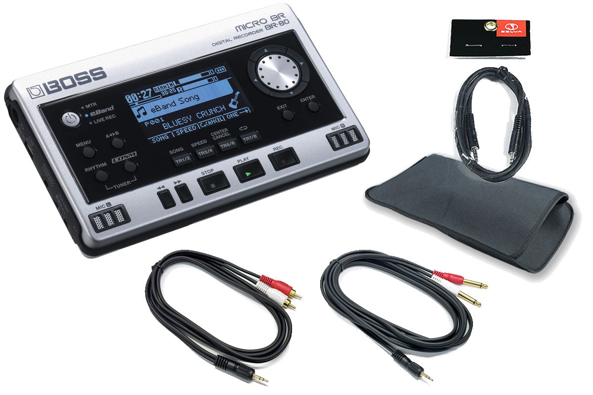 LINE IN / LINE OUT に便利なケーブルがセットでお買い得！更に、小物入れ等に便利な当店オリジナル・スリーブ・バッグ プレゼント！ セット内容 ●MICRO BR BR-80 ●ステレオミニ - PHONE Y字ケーブル 3....