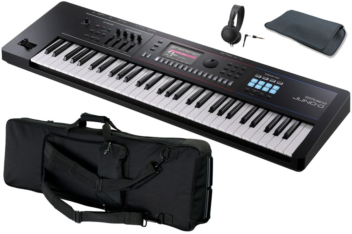 背負えるケースがセットでお買い得！更に、モニターヘッドホンと、小物入れ等に便利な当店オリジナルスリーブバッグをプレゼント！セット内容●Roland / JUNO-D6●KC / KBB61 背負えるキーボードケース◯モニターヘッドホン ＆ ...
