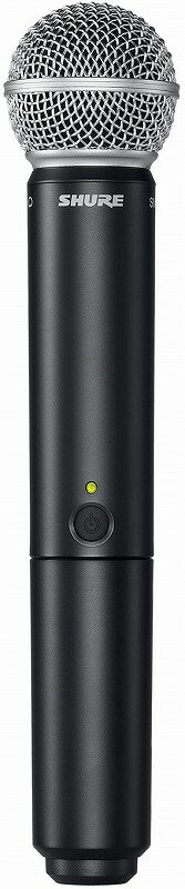 BLX2/SM58ハンドヘルド型送信機 仕様 ○トランスミッタータイプ: ハンドヘルド型 ○オーディオ出力レベル 0dB: -20 dBV 最大 -10dB: -10 dBV 最大 ○ゲイン調整範囲：10 dB ○入力インピーダンス：1 M...