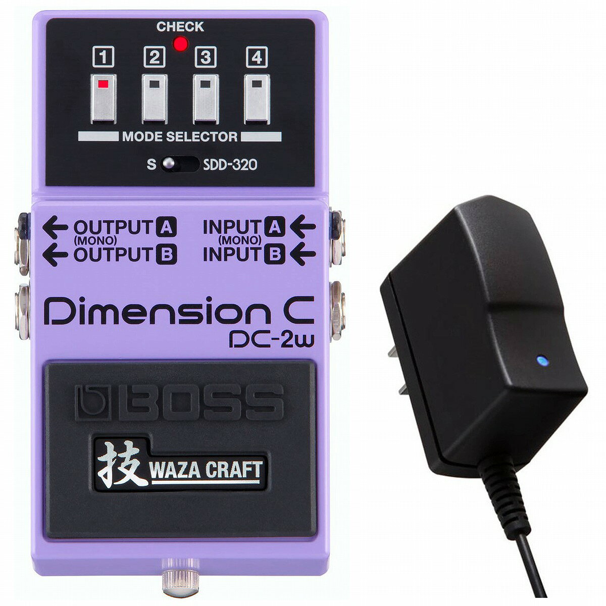 ■別売りの純正ACアダプター「PSA-100S2」との同時購入セット商品です。 〇BOSS アダプター PSA-100S2：BOSSコンパクト・シリーズ、マルチ・エフェクツMEシリーズなどに電源を供給するACアダプター。入力電圧：AC100...