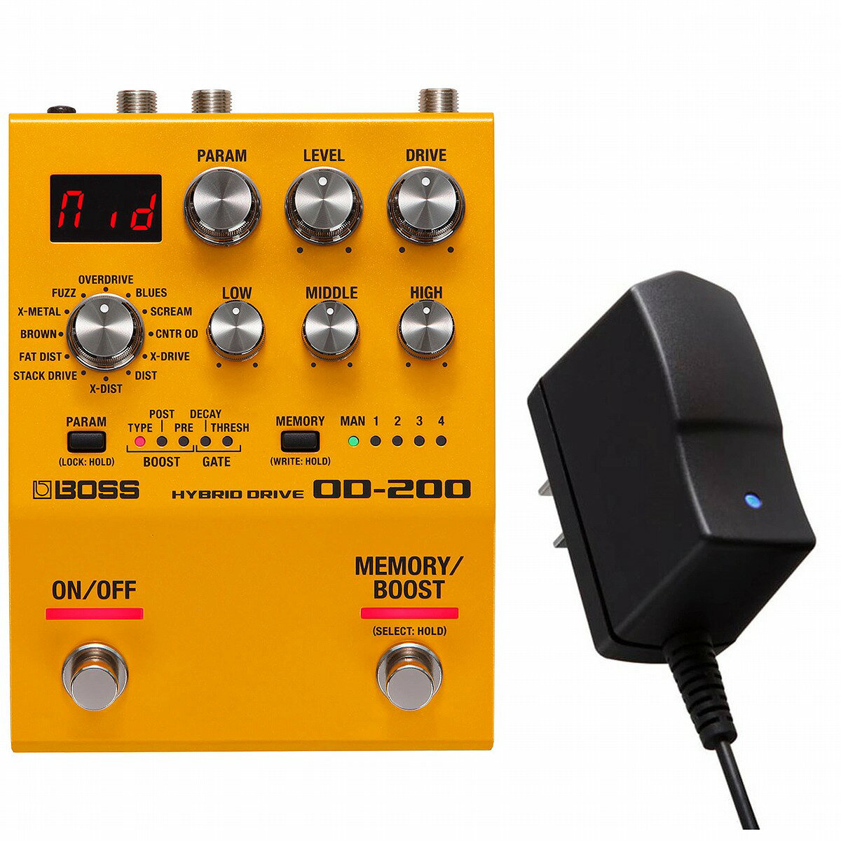 ■別売りの純正ACアダプター「PSA-100S2」との同時購入セット商品です。 〇BOSS アダプター PSA-100S2：BOSSコンパクト・シリーズ、マルチ・エフェクツMEシリーズなどに電源を供給するACアダプター。入力電圧：AC100...