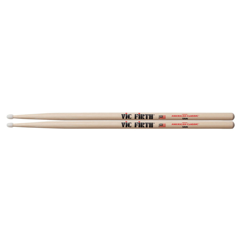 ■5Aのナイロンチップ仕様。より明るさと耐久性が向上 ■ サイズ：　14.4 x 407mm ■ 材質：　　ヒッコリー ■ チップ：　ティアドロップ/ ナイロン ■ テーパー：ミディアム ～AMERICAN CLASSIC "5A Nylo...