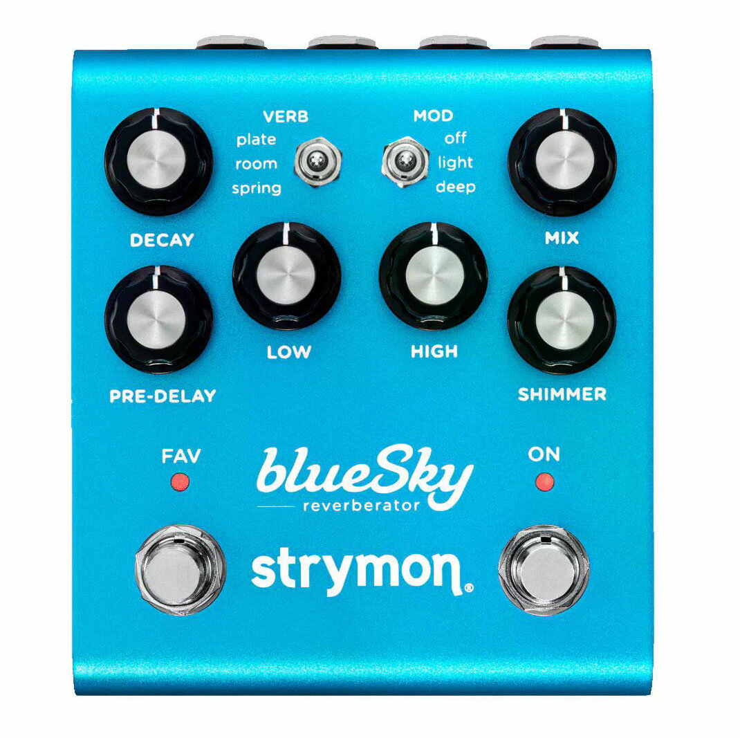 もっと高くもっと深くTHE NEXT GENERATION. blueSky V2 コンパクトペダルのリバーブに革命を起こしたblueSkyが進化しました。プラグインするだけで、クリアで雄大なリバーブを楽しむことができます。1つの音符やコー...