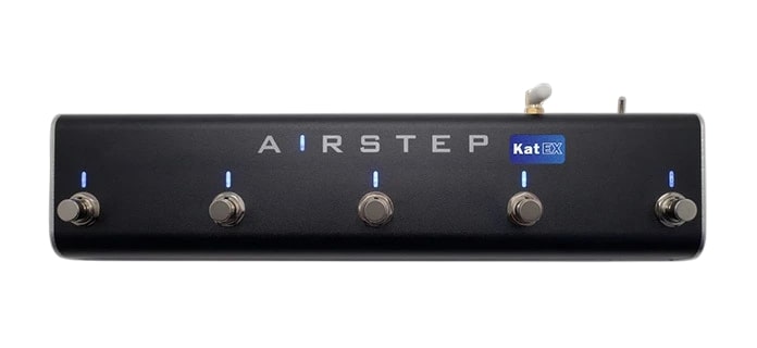 「KATANAアンプのための究極のフットコントローラー」 AIRSTEP Kat EX Editionは、KATANAアンプをハンズフリーでチャンネルを切り替え、エフェクトを切り替え、エフェクト タイプをコントロールし、テンポをタップできま...