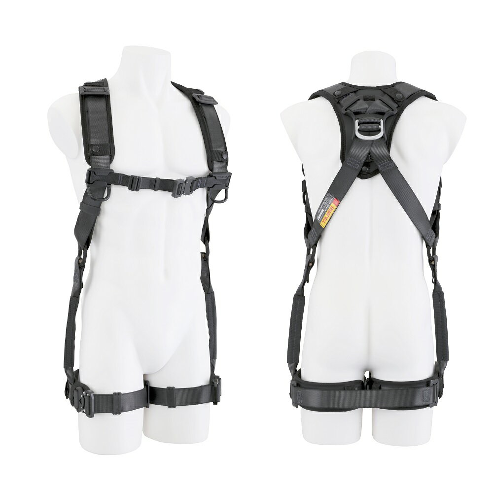 ●快適性と装着性、軽さにとことんこだわったハイスペックモデル ●腰道具を付けたまま脱ぎ着ができます。ハーネスを使う時に胴ベルトを外す必要がありません ●軽い！本体重量1,000g（付属パッド重量250g） ●フリーサイズ 。調整幅が広いので...