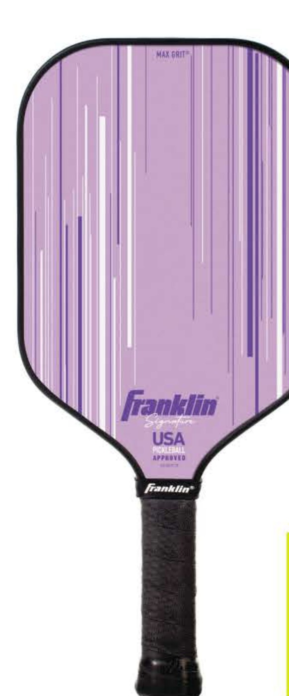 Franklin フランクリン SIGNATURE 13mm ライラック（FRANKLIN SIGNATURE PICKLEBALL PADDLE 13mm LILAC）ピックルボールパドル USA Pickleball公認 マックスグリッ...