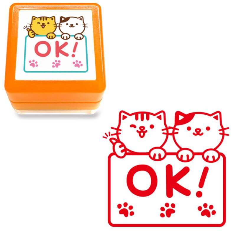 宿題やテストに。お子様のやる気を引き出すお手伝いをしてくれます。 インク内蔵タイプで約500回捺印可能です。 商品サイズ：W33×H33×D33mm 【免責事項】 在庫データは定期的に更新しておりますが、一部の商品につきましては 実店舗と在...