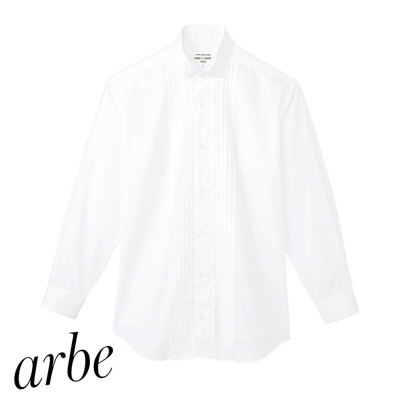 【素材】 ブロード（ポリエステル65%、綿35%） 【カラー】 C-1(ホワイト) 【仕様】 ・防汚 【商品説明】 存在感のあるピンタックと、ウイングカラーで華やかに ・arbe（アルベ） / CHITOSE（チトセ） ・ユニセックス / ...