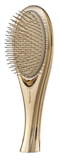 WH41-01-GD WAVEWAVE EMS BrushAir ゴールド こんなお悩みありませんか？ ・髪がパサついてまとまらない ・髪のアレンジに時間がかかる ・ツヤ美髪になりたい！ 髪の違いを実感！ ●サロン級の「赤色LED」で本格ケ...