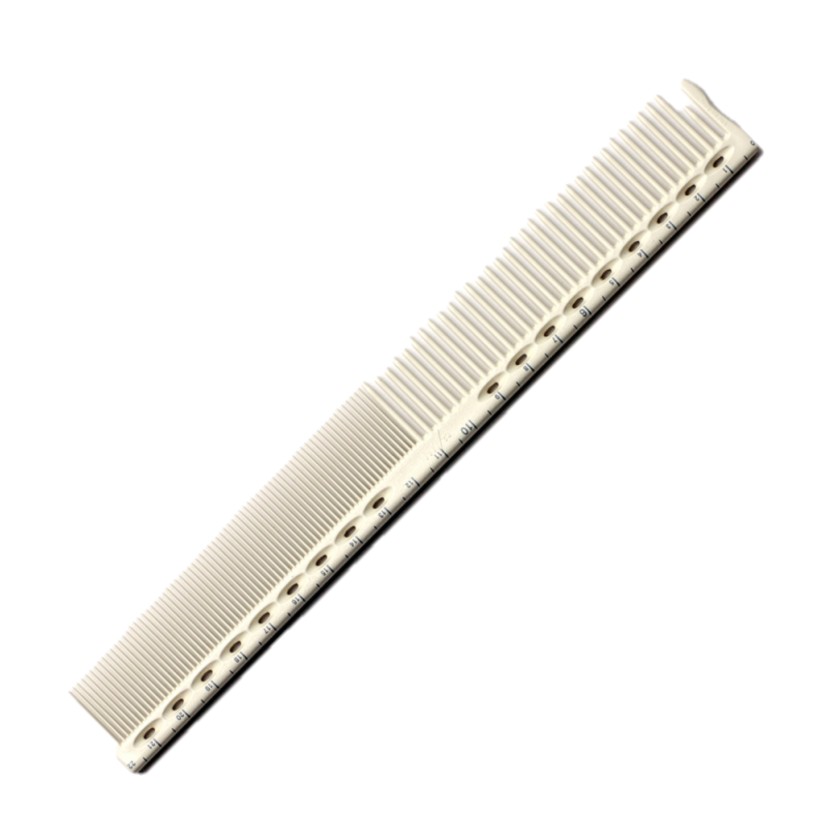 Y.Sパーク カッティングコーム メモリ付 ホワイト YS-G45 Y.S.PARK Guide Comb 国家試験対応の目盛り付きのカットコーム。 国家試験必須数値である6cm、10cmなどが印字されています。 目盛りはレーザー印字なので...