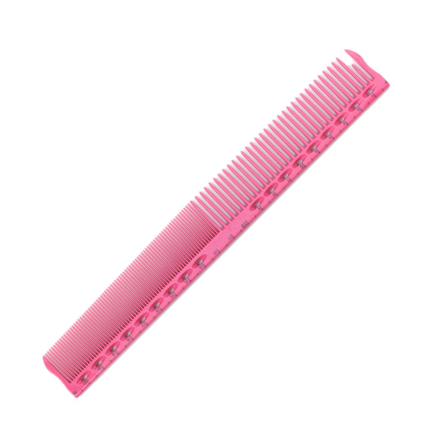 Y.Sパーク カッティングコーム メモリ付 ピンク YS-G45 Y.S.PARK Guide Comb 国家試験対応の目盛り付きのカットコーム。 国家試験必須数値である6cm、10cmなどが印字されています。 目盛りはレーザー印字なので消...