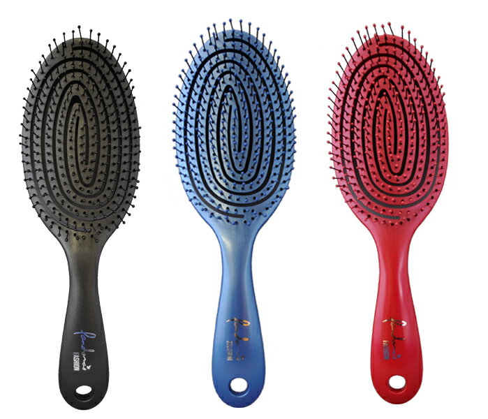 3D デタングルブラシ らせん ブラシがしなり、頭の形にぴったりフィットします 渦巻き形状のボディーが、優れたクッション性を実現。 なでるような、ソフトな使用感。 3D フレックスコントロール デタングルブラシ LASEN らせん ■カラー...