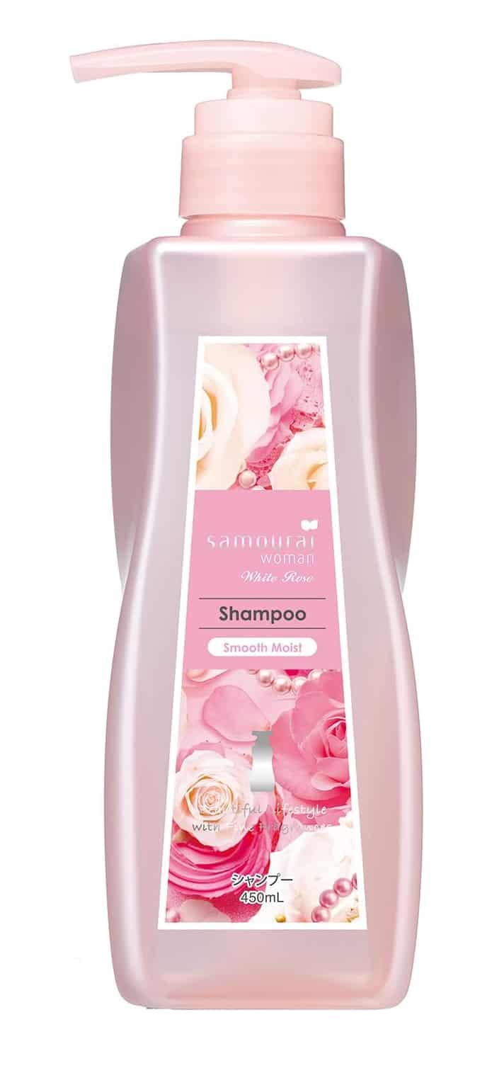 サムライウーマンホワイトローズ シャンプー スムースモイスト 450ml samourai woman White Rose Shampoo Smooth Moist ふわもち泡でつつみ込む、しなやかにすべるような指通りに。 濃密クリームで...