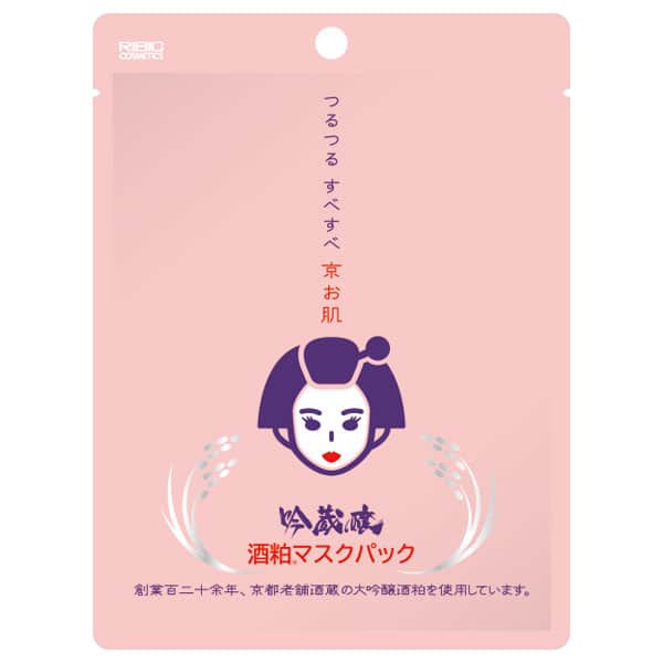 吟蔵醸 酒粕マスクパック 1枚入 創業百二十余年の京都老舗酒造で作られた、 大吟醸酒粕に着目して開発された弱酸性のマスクパックです。 たっぷり含んだ美容液でお肌のキメを整え潤いを与えます。 【ご使用上の注意】●お肌に合わないときは、ご使用を...