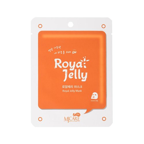 MJ CARE フェイスマスク ローヤルゼリー 1枚入り Royal Jelly Mask 外部の空気を一時的に遮断することによって、 シート内の活性化成分が肌の奥深くまで浸透する様に作られた新しい概念のエッセンスマスクです。 肌に栄養を与...