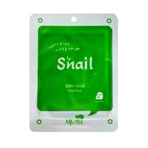 MJ CARE フェイスマスク かたつむり 1枚入り Snail Mask 外部の空気を一時的に遮断することによって、 シート内の活性化成分が浸透する様に作られた新しい概念のエッセンスマスクです。 なめらかでつやのある肌に! カタツムリ粘液...