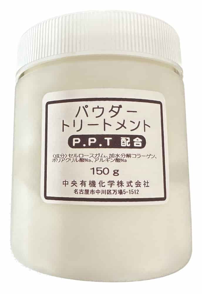 エポラール パウダートリートメント150g 粉末のPPT(タンパク質)海藻エキス、増粘剤から作られている 粉末のトリートメント剤です。増粘剤としてお使い下さい。 パーマ、ストレート剤の粘着剤としてお使いください。 パッケージが変更されました...