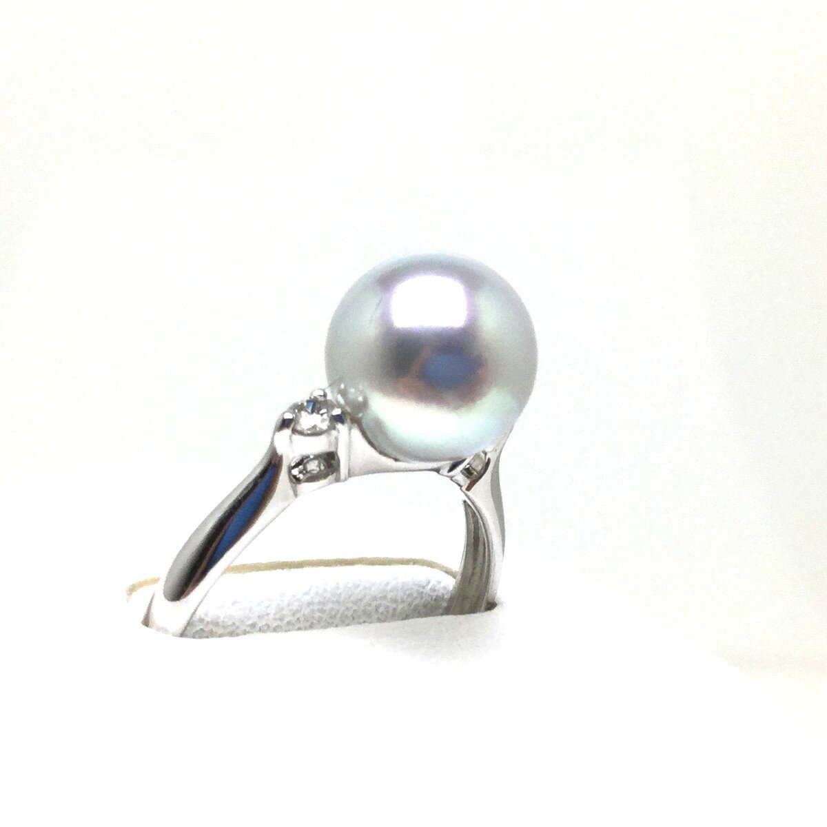 鑑別の種類花珠 てり最強　MM00270571真珠総合研究所商品の種類リング真珠の種類アコヤ真珠真珠のサイズ8.5mm真珠の形状ラウンド　1 丸 (鑑別最高ランク)真珠の色ホワイトシルバーブルー（ナチュラル）真珠の巻きA　0.86mm　1 ...