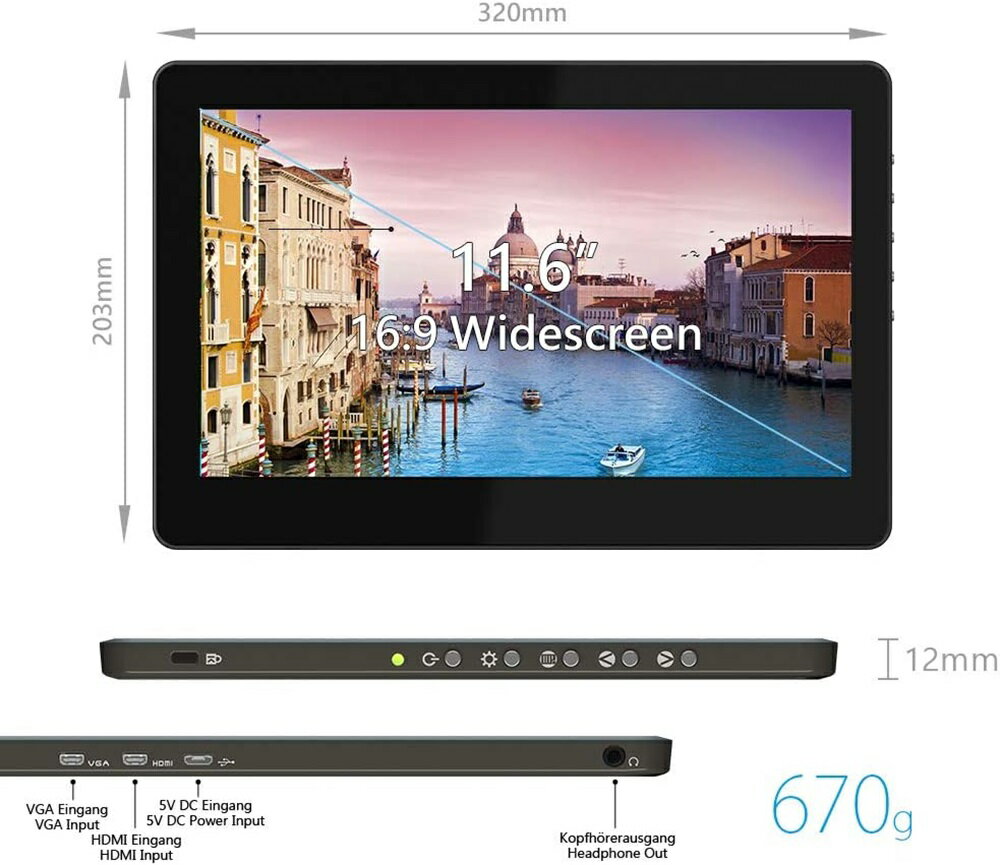 11インチ フルHD タッチパネル搭載 モバイル液晶モニタ&nbsp;GeChic Corporation&nbsp;On-Lap1102I製造メーカーGeChic Corporation商品型番On-Lap1102I商品状態ランク　A1商...