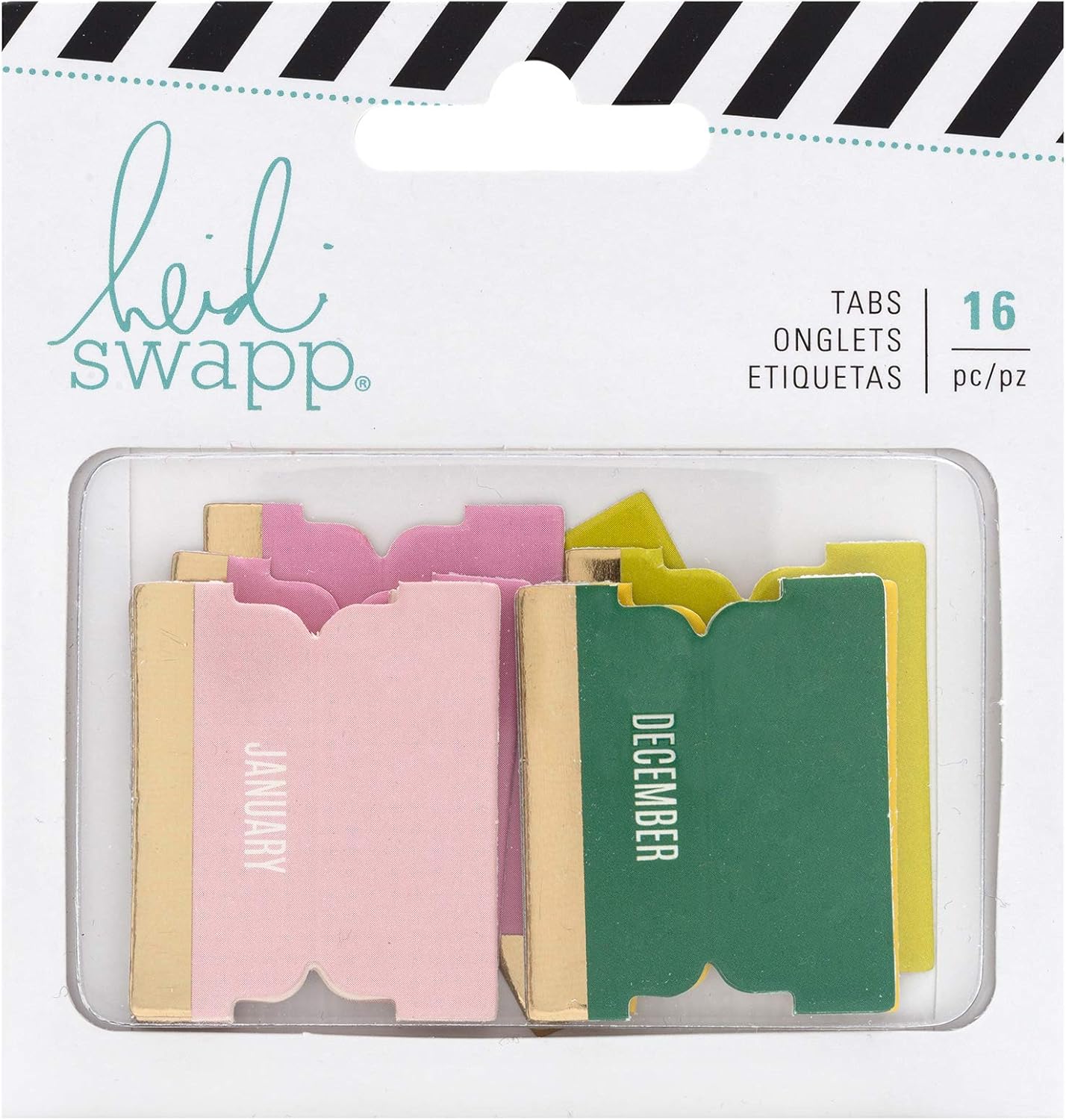 Heidi Swapp (ハイディスワップ) Embellishment - HS - Color Fresh - Memory Planner - Tabs (16 Piece) 314403