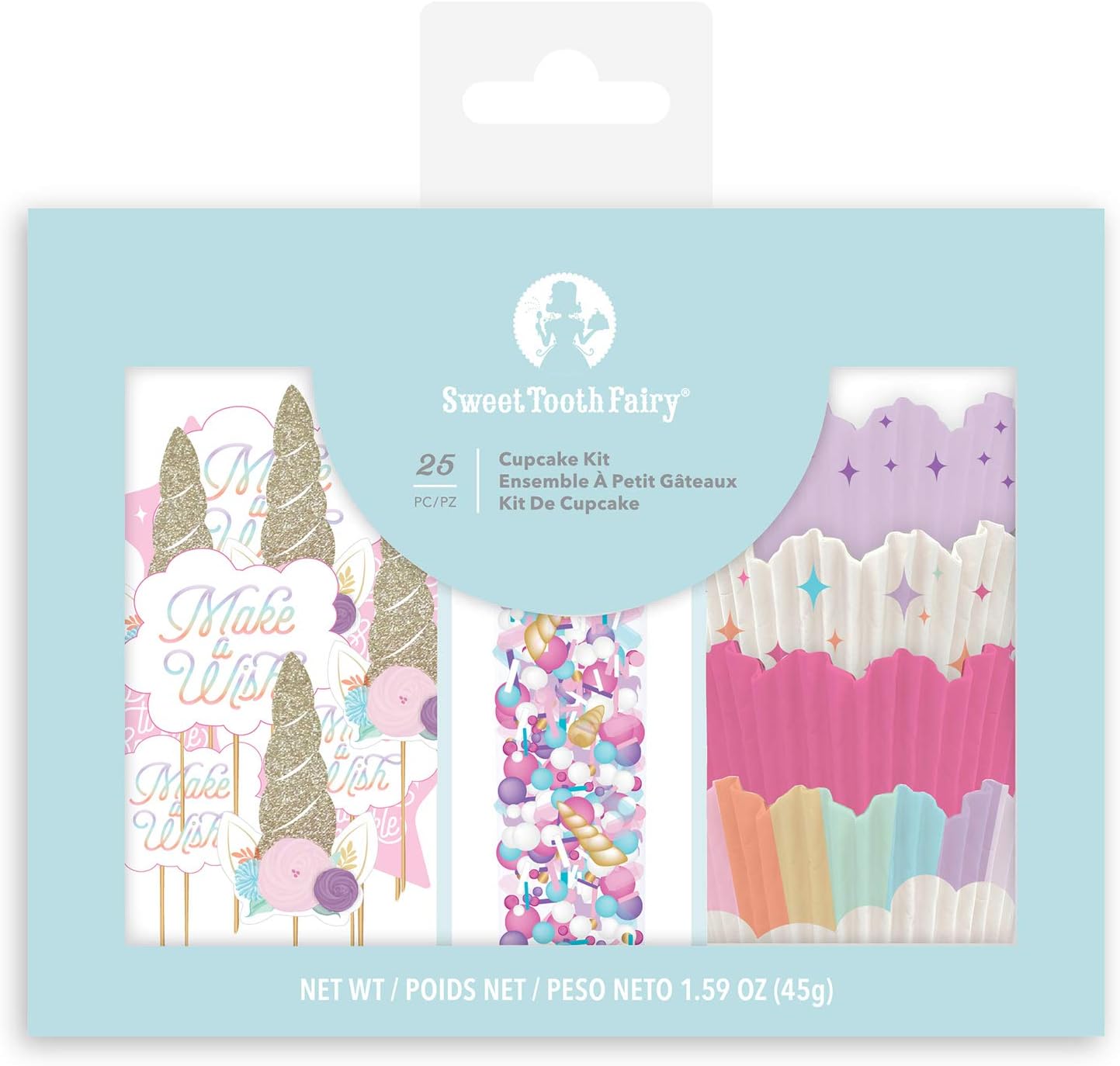 Sweet Tooth Fairy Kit - STF - Born To Sparkle - Cupcake Kit - Unicorn (25 Piece) 345566