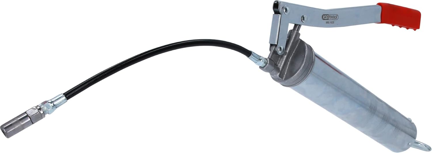Manual lever grease gun with flexible tube 400g