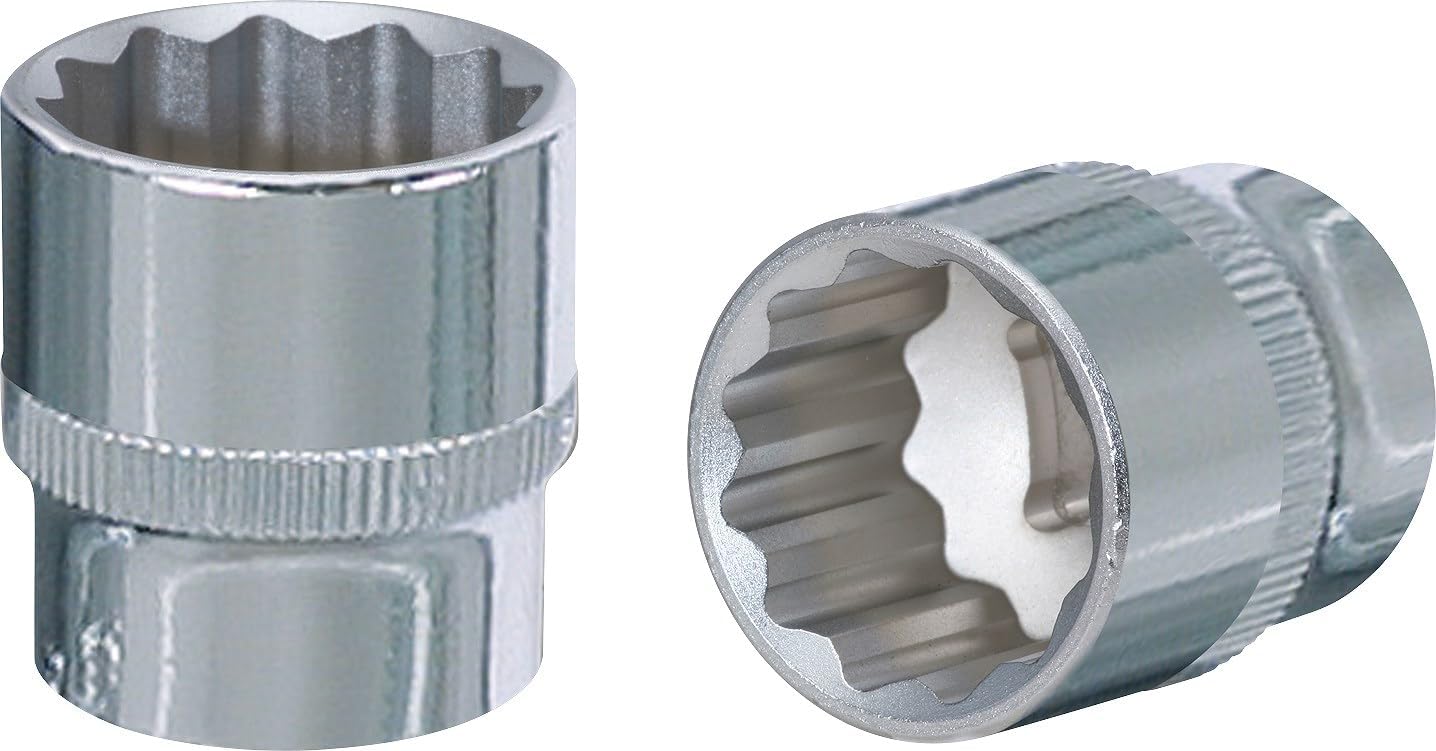 3/8" CHROMEplus 12 Point socket 18mm