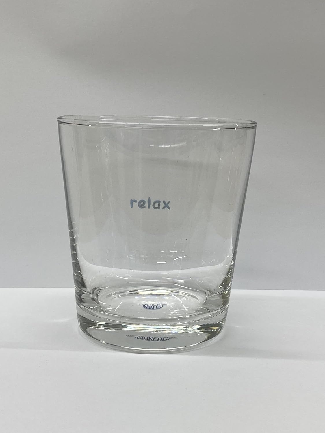ロゴプリントグラス relax