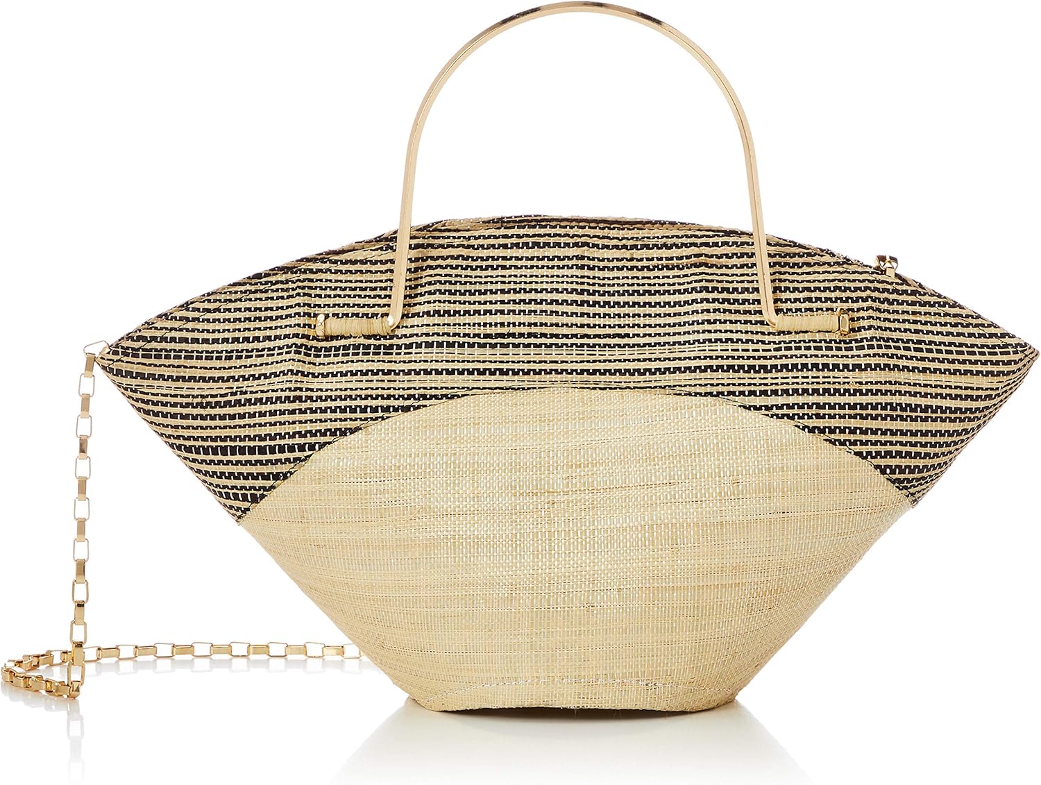 Mini Moon Bag B&W / Cream