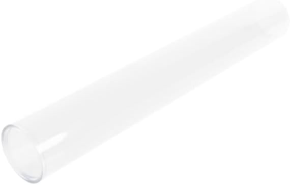 Bitspower?None Chamfer?Crystal Link Tube OD 16MM?- Length 1000MM (White)