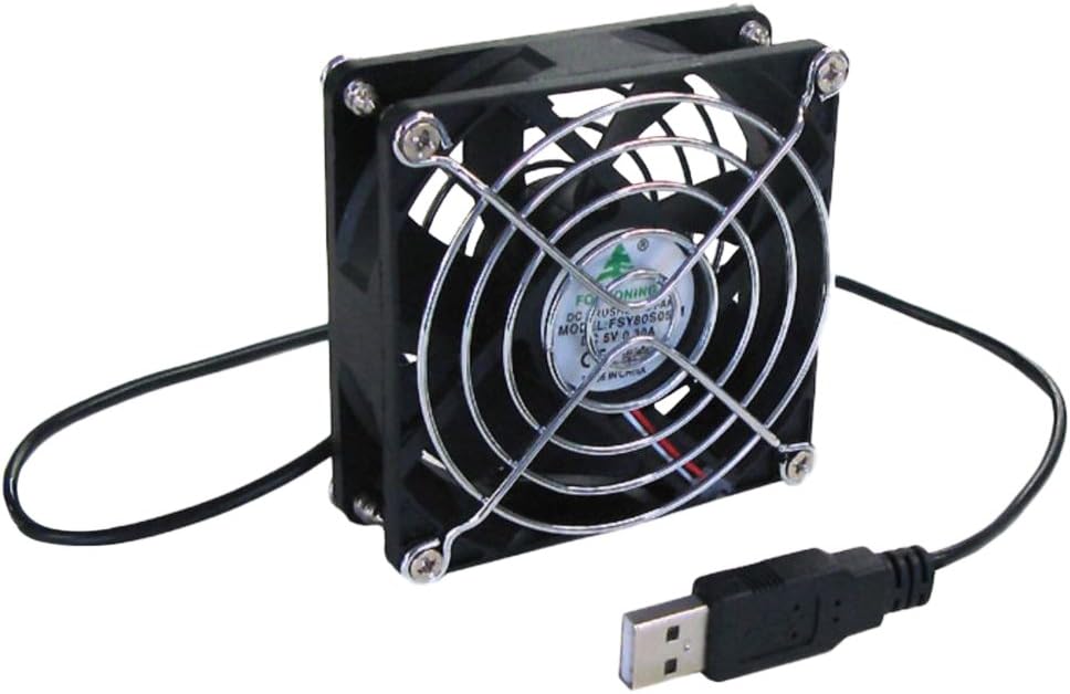 タイムリー USBファン [ 80mm角ファンモデル ] BIGFAN80U for Men