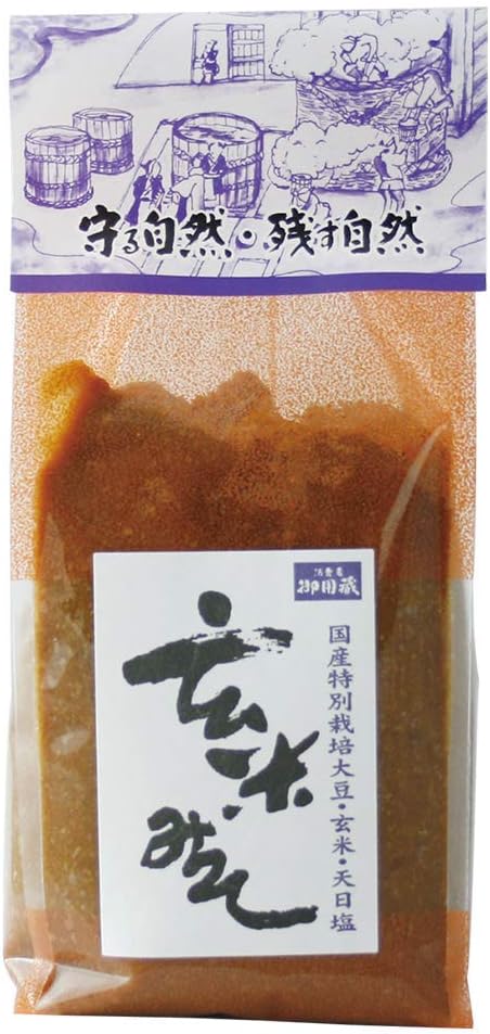 ヤマキ醸造 国産特別栽培玄米味噌1kg 国産大豆 天日塩 生みそ 化学合成添加物不使用