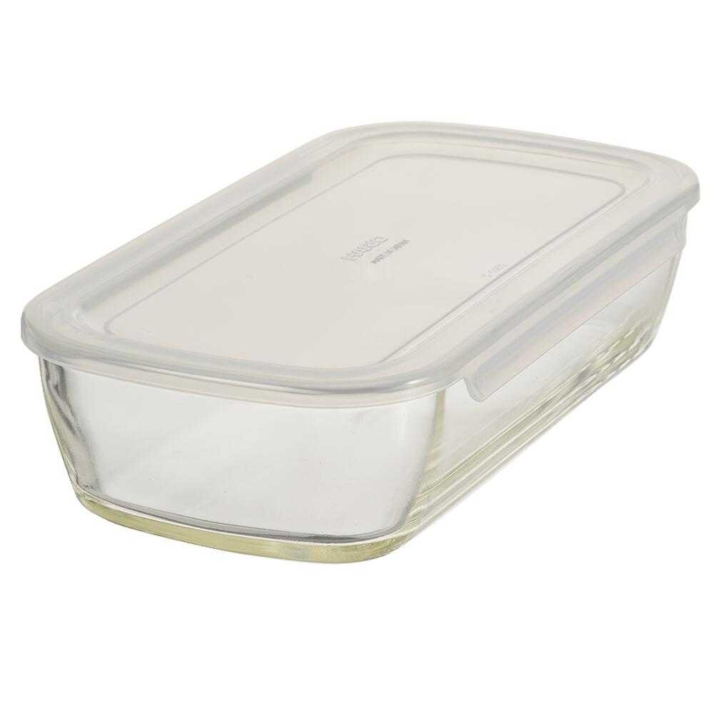 食品などを入れて整理する保存容器です。収納したいものに合わせ、容量や容器の形状を確認してお選びください。900mlです。カラー表記はクリアです。