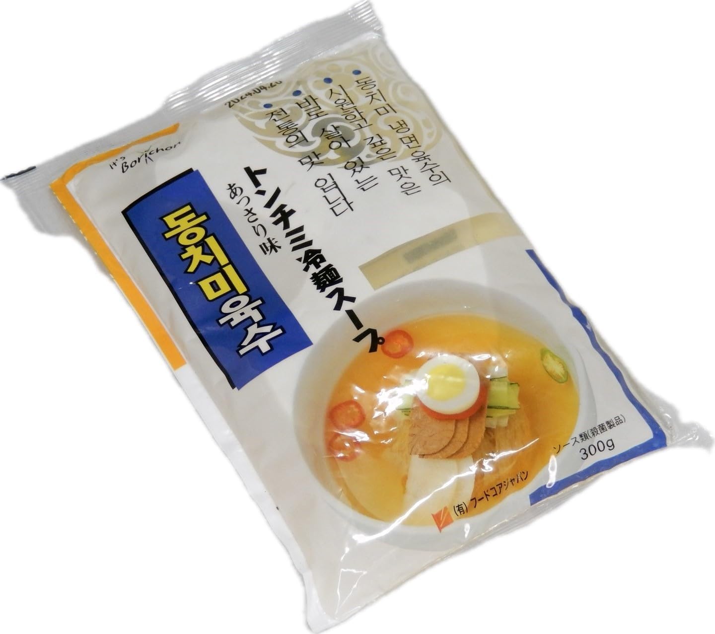 【☆梱包必要】【セット販売】フードコアジャパン トンチミ冷麺スープ(あっさり味) 300g×10袋