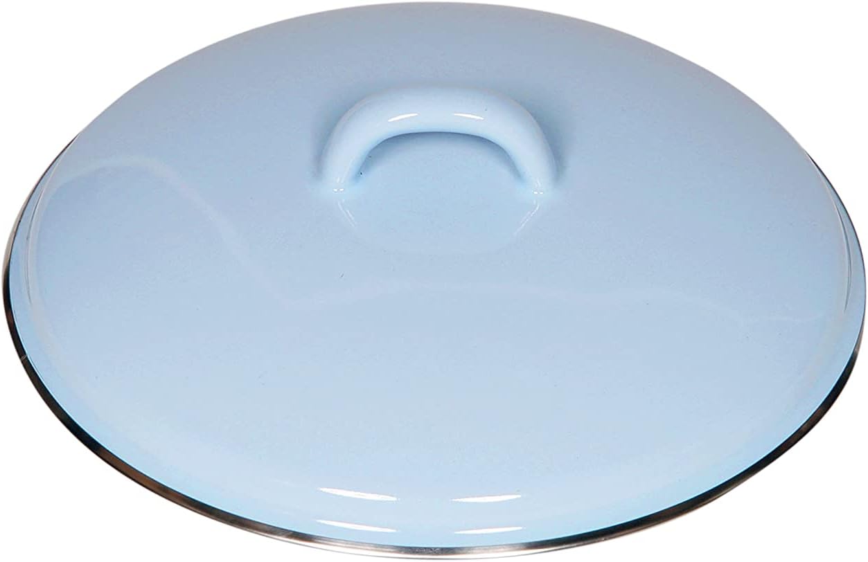 Deckel m.Chromrand 24cm BLAU/BUNT PASTELL 0102-006