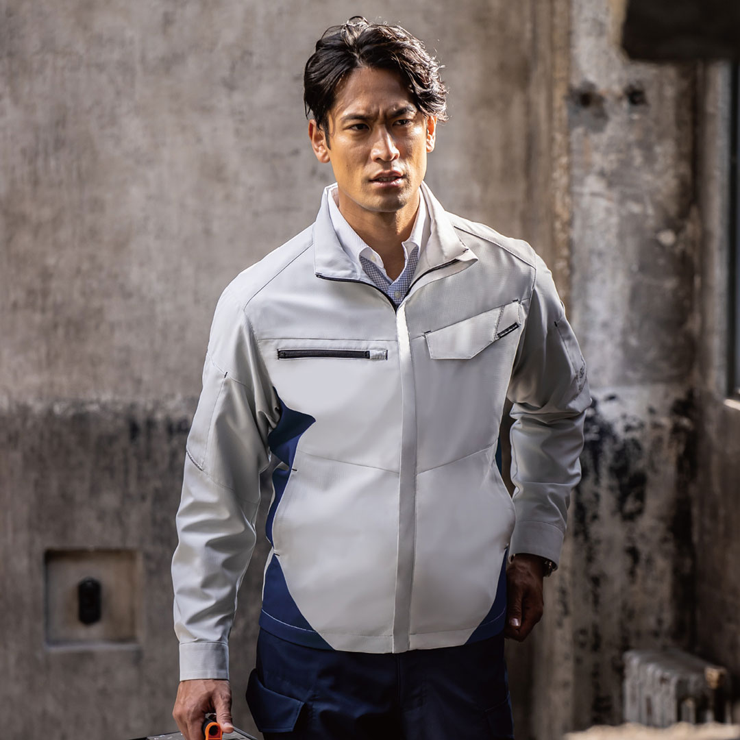 商品説明 ★再生ペットボトル使用 ★SDGsや環境保護への貢献 ★温室効果ガス排出量の削減 ★企業のイメージアップ ディティール エコマーク JIS帯電防止 ストレッチ 反射 カラー ネイビー シルバー ブルー グリーン レッド