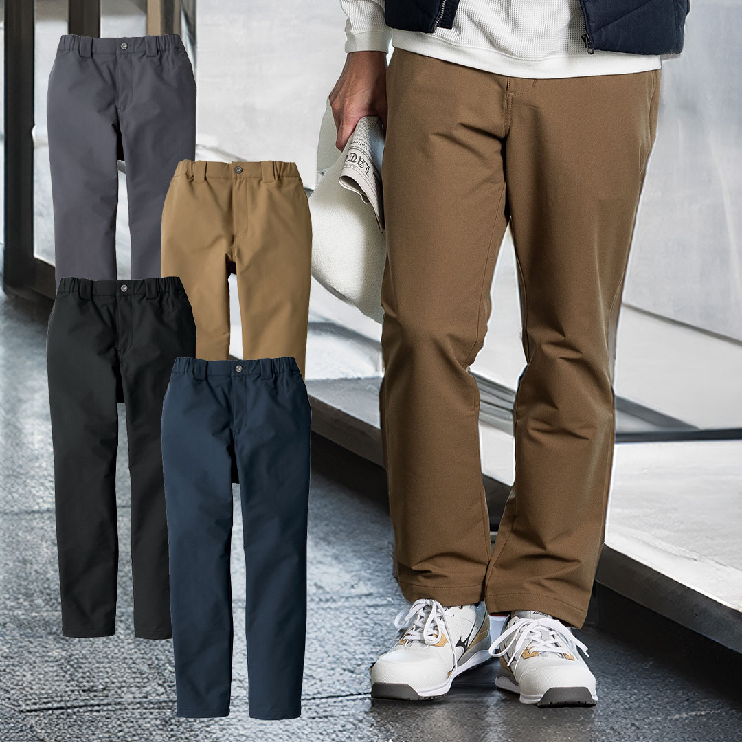 商品説明 ★4WAYストレッチ ★テーパードシルエット ディティール ストレッチ ウエストゴム ウエストドローコード マルチポケット 右脇カラビナループ カラー ネイビー ブラック カーキ チャコール