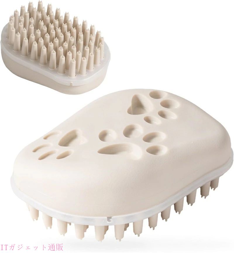 ペットの抜け毛、しっかり取ってあげたいけどブラッシングが嫌いな子も...。でも毎日ケアしてあげないと毛のもつれや毛玉が気になってくるし、毛の吐き戻しの原因に。 ペットの不要な毛を根元からしっかり絡め取ってスッキリ！インバス使用も可能だから、...