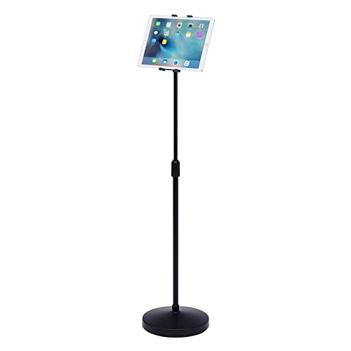 iPad mini、iPad、iPad Air、iPad Pro・タブレット用スタンドです。使用しやすい高さに調節でき、任意の位置で固定することができます。iPad・タブレット取り付けホルダーは挟み込みタイプで、取外しもできます。見やすい位...